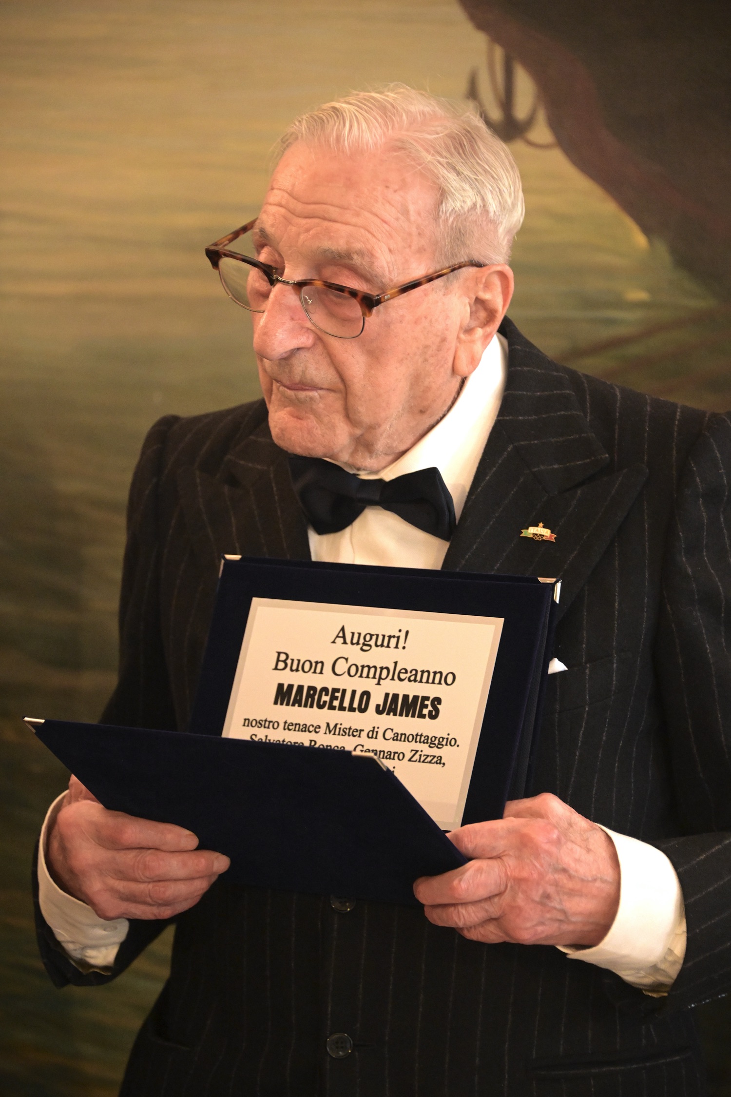 Festa per i 100 anni di Marcello James - Federazione Italiana Canottaggio