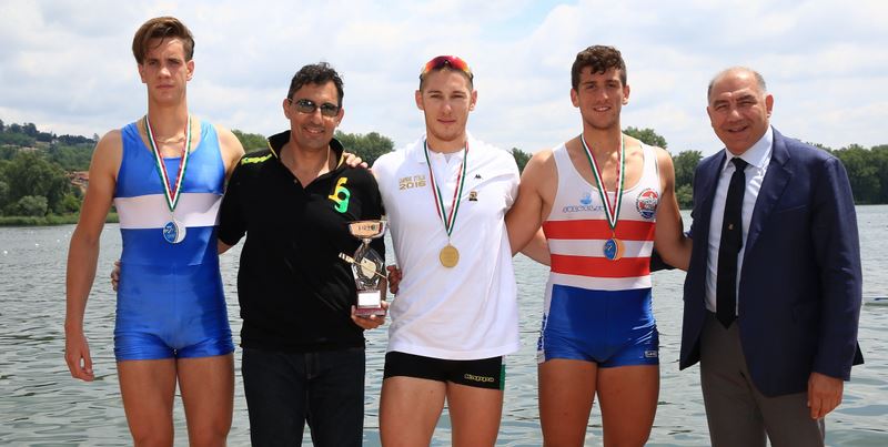 Luca Rambaldi è Campione d'Italia - Federazione Italiana Canottaggio