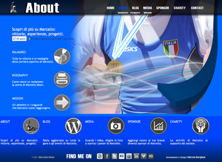 Marcello Miani rema anche sul web - Federazione Italiana Canottaggio