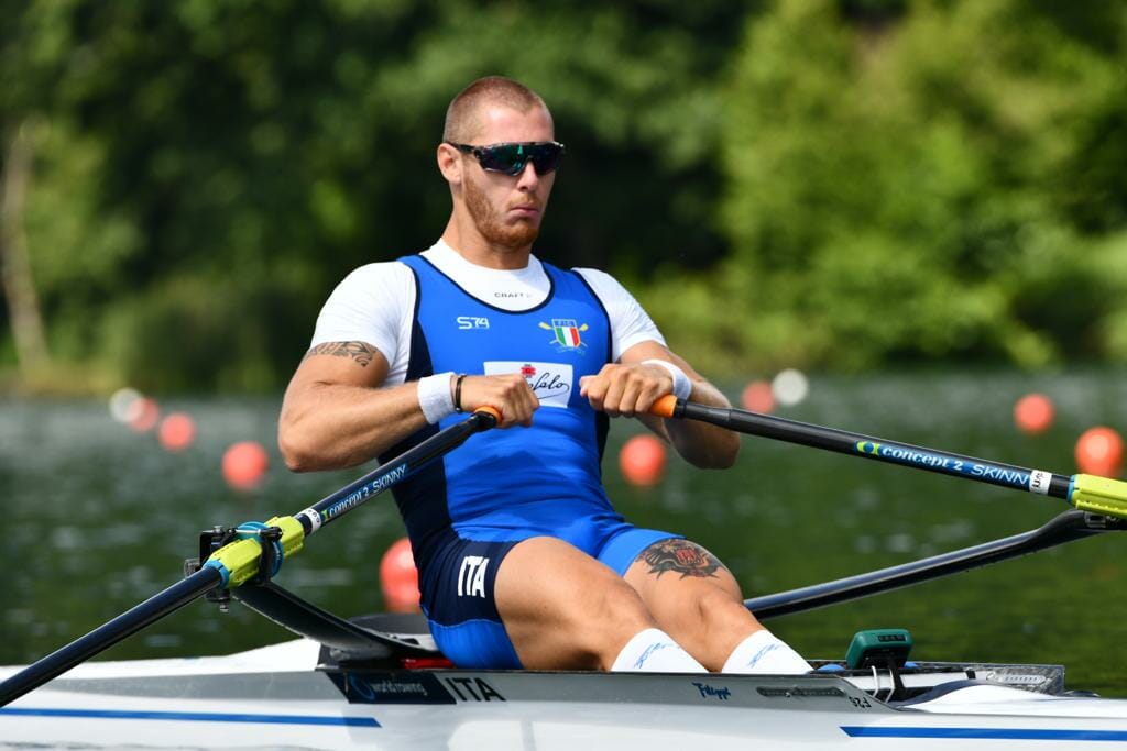 Semifinale per Luca Rambaldi in singolo - Federazione Italiana Canottaggio