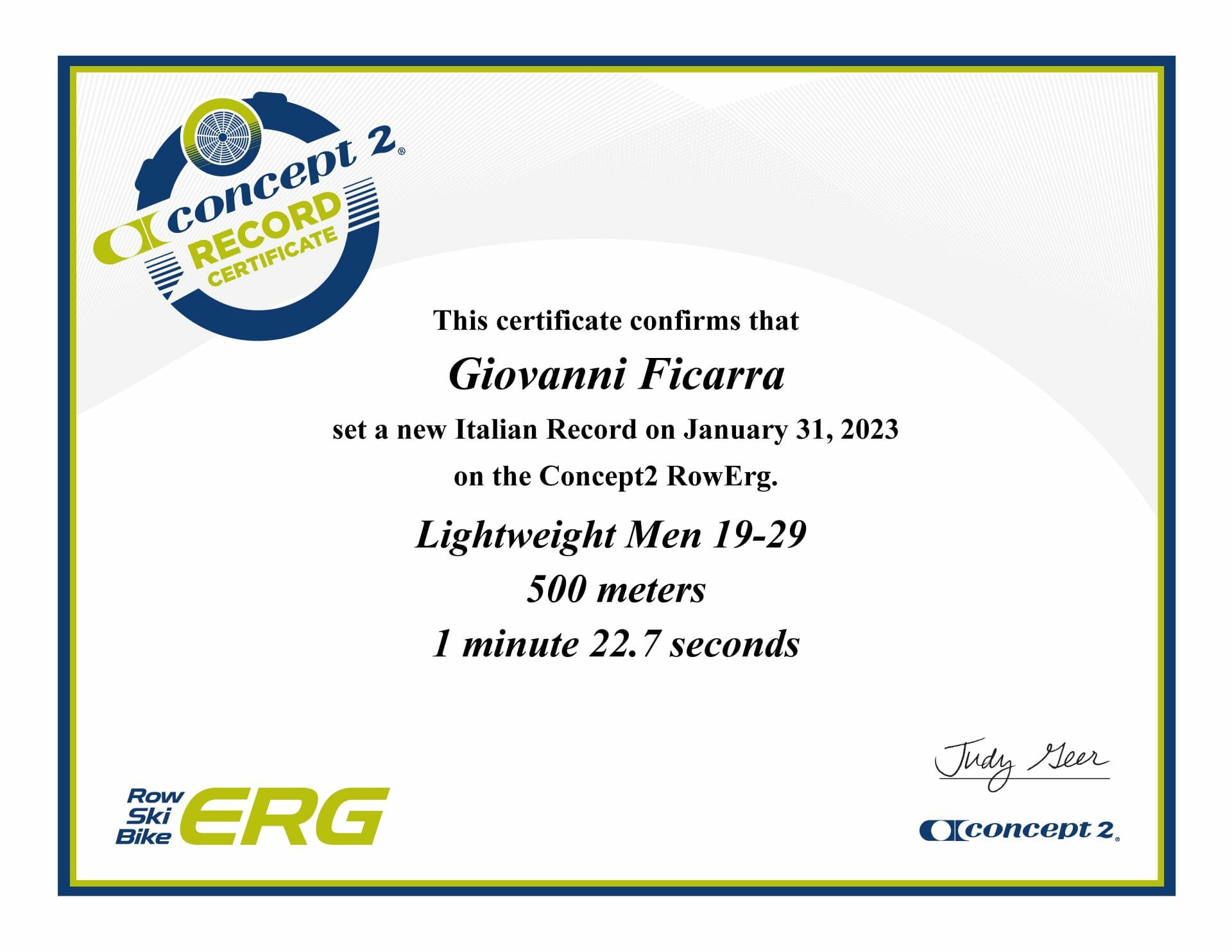 Record italiano indoor per Giovanni Ficarra. Qualificazione iridata per ... Record italiano indoor per Giovanni Ficarra. Qualificazione iridata per ...