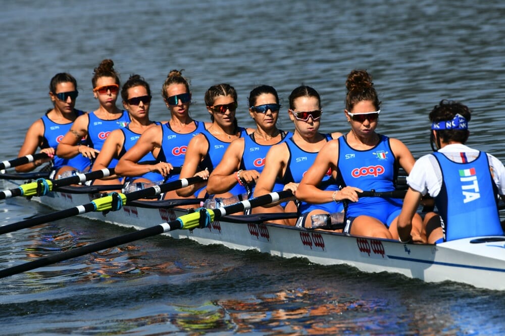 Road to Belgrado: l'otto femminile - Federazione Italiana Canottaggio