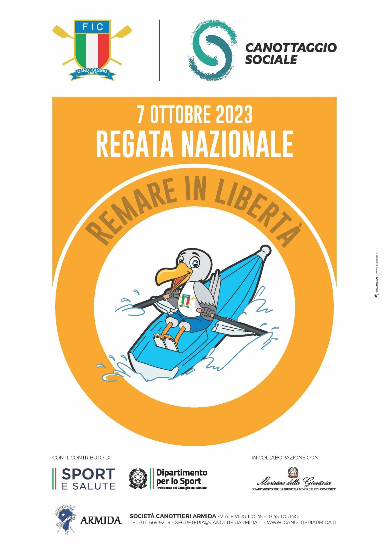 Regata Nazionale Progetto “Remare In Libertà” Torino 7 Ottobre 2023 ...