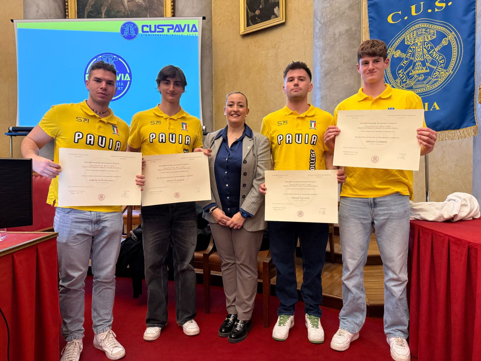 Inaugurato l'anno sportivo universitario del CUS Pavia - Federazione Italiana Canottaggio